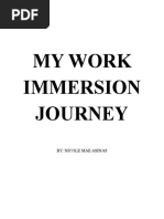 Application Letter WOrk Immersion | PDF | Learning | Behavior Modification