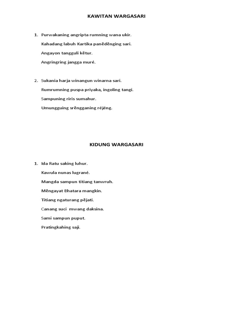 KIDUNG | PDF | Agama & Spiritualitas