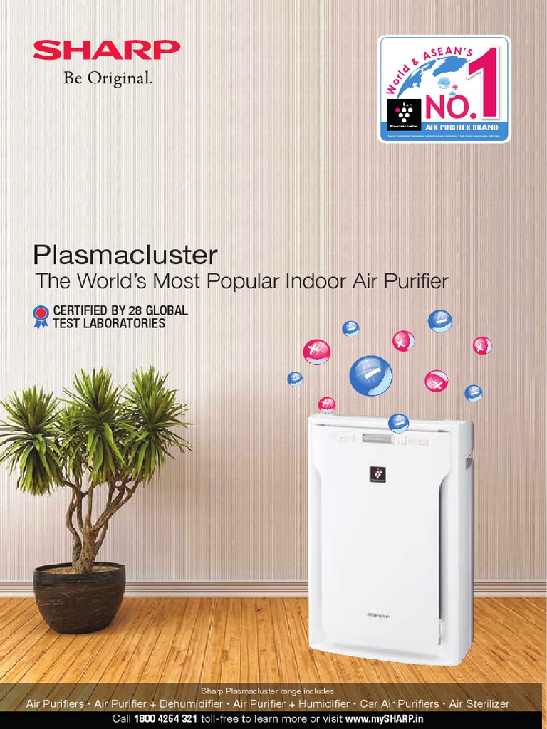 Sharp Air Purifier Brochure 12 Page Sept 2017 | PDF | Dust | Chemistry