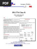 Technical Data: PR-1782 Class B Low Density Sealant | PDF | Legal ...