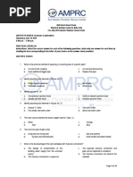 Plumbing Exam Sample Questions | PDF | Plumbing | Pipe (Fluid Conveyance)