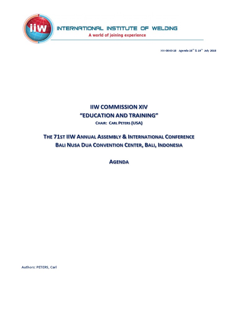 Iiw Education and Training 2018 | PDF | Business