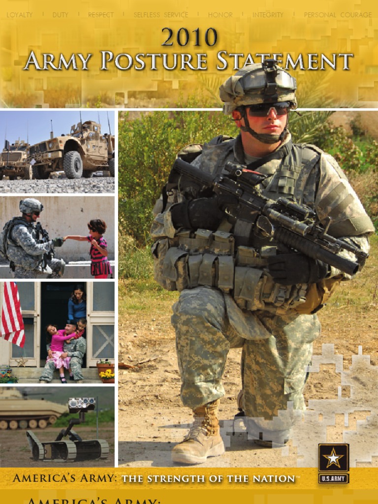 2010 Army Posture Statement | United States Army | Military