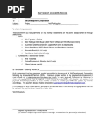 Payment Commitment Letter Format | PDF | Debt | Debtor