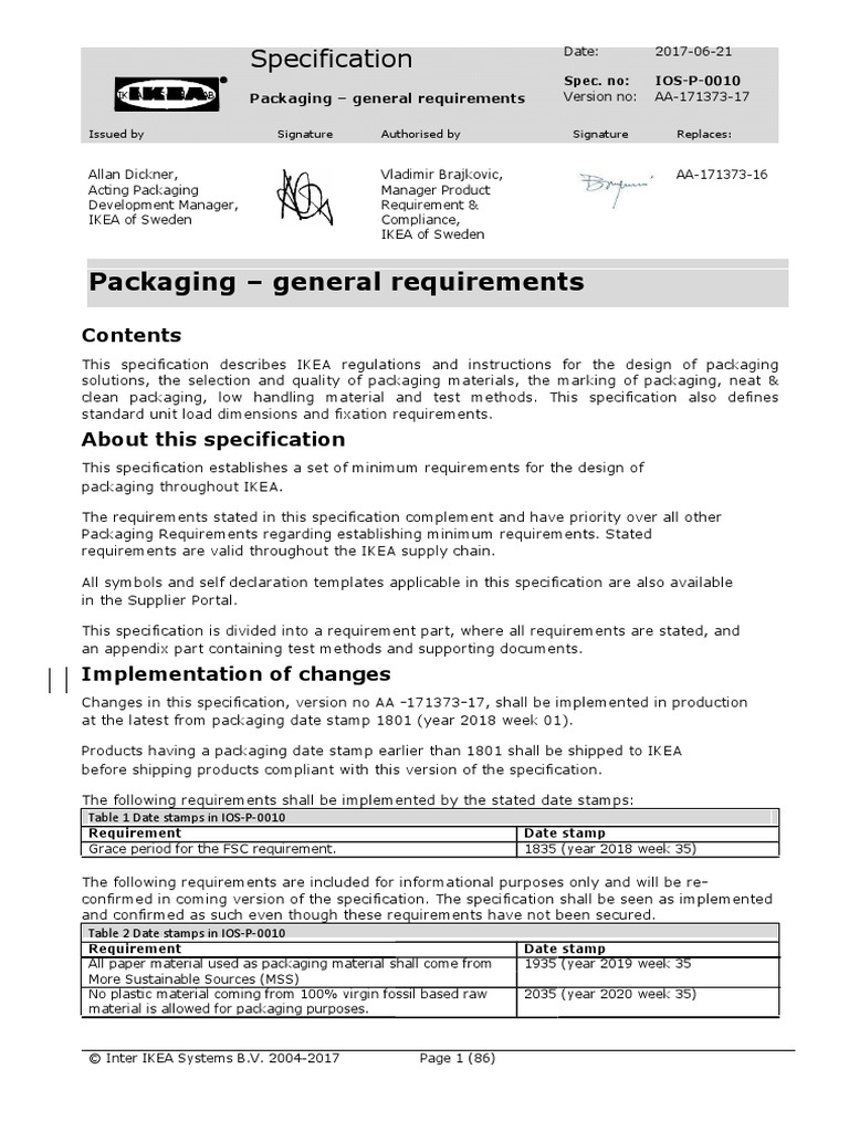 Packaging General Requirements | PDF | Dangerous Goods | Packaging And ...