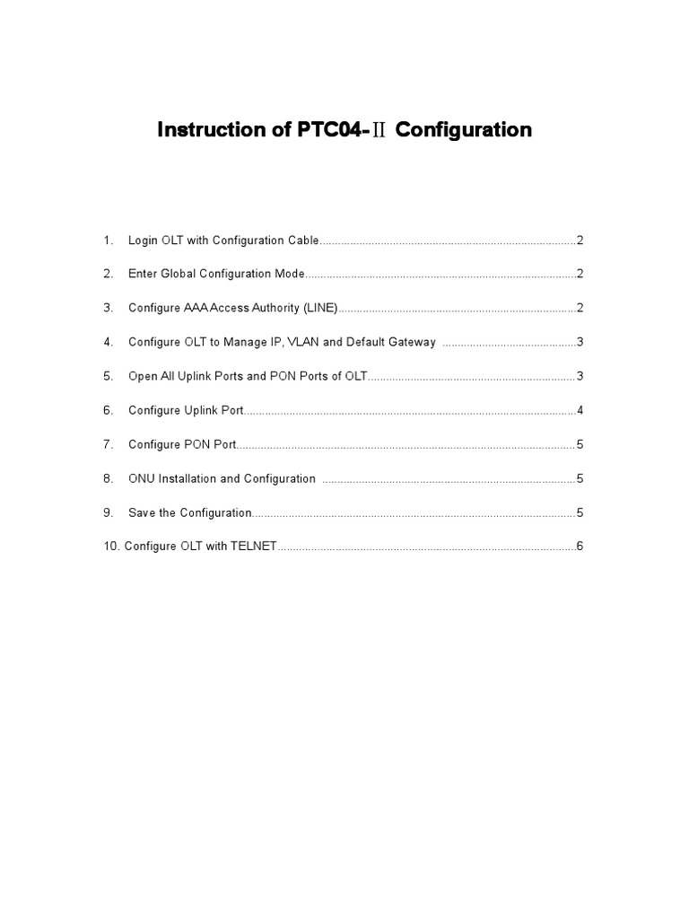 Instruction of PTC04 - Configuration | PDF | Ip Address | Computer ...