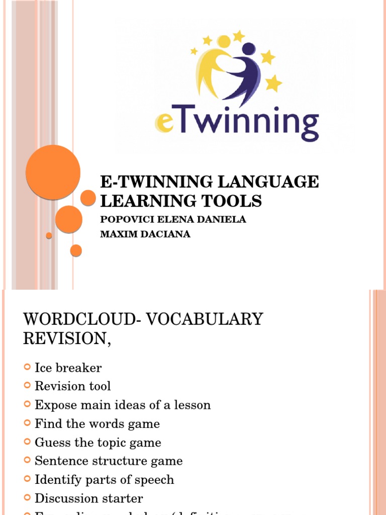 E Twinning Learning Tools | PDF