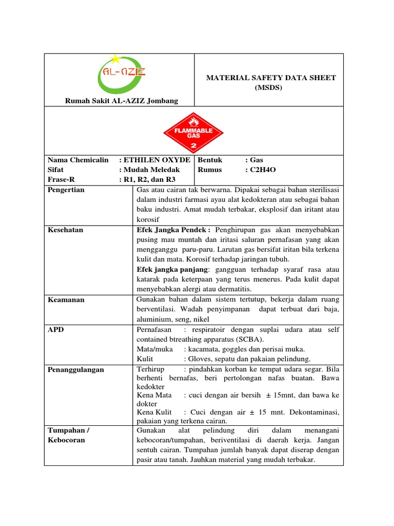 Halaman MSDS | PDF | Sains & Matematika