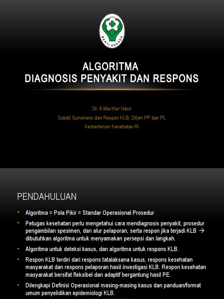 Definisi Operasional Diagnosa SKDR | PDF