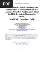 FDA Food Defect Action Levels Guide | PDF | Food And Drug ...