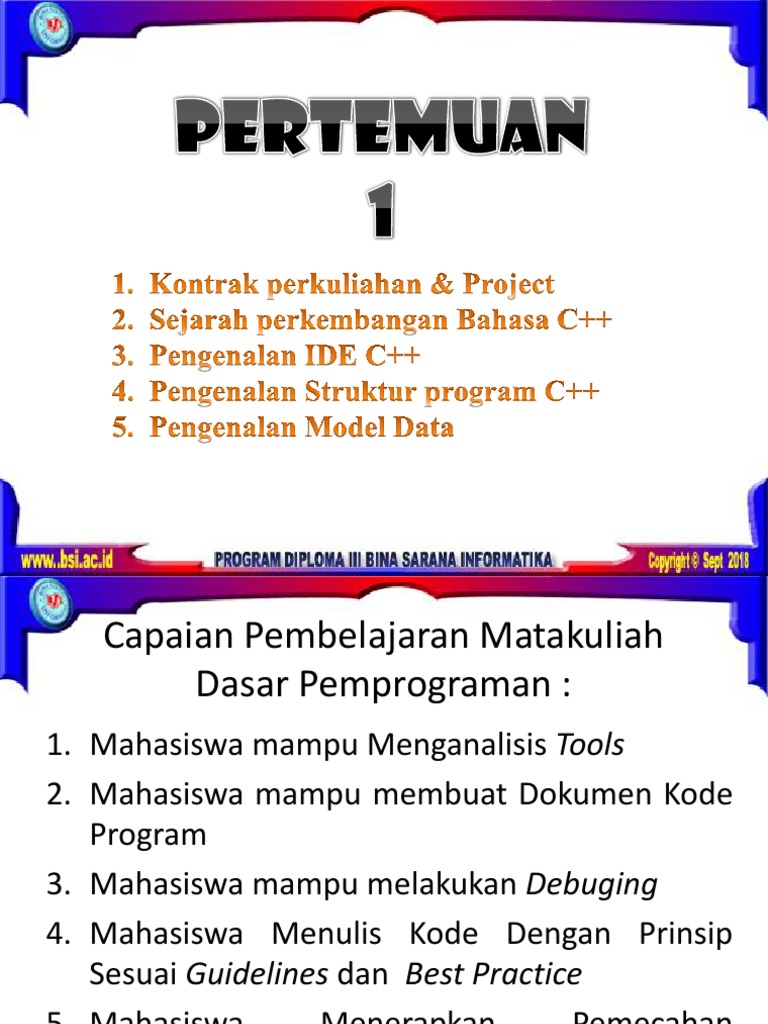 Panduan Dasar Pemrograman | PDF | Komputer