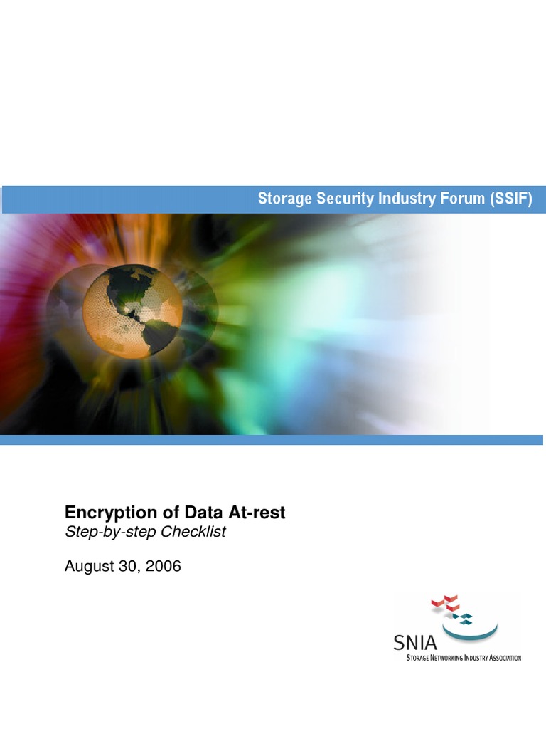 WP-Encryption Steps Checklist 060830 | PDF | Payment Card Industry Data ...