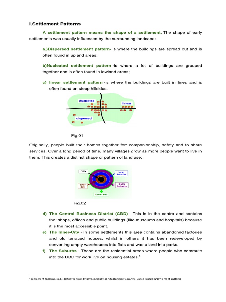 Understanding Settlement Patterns | PDF | Philippines | Nature