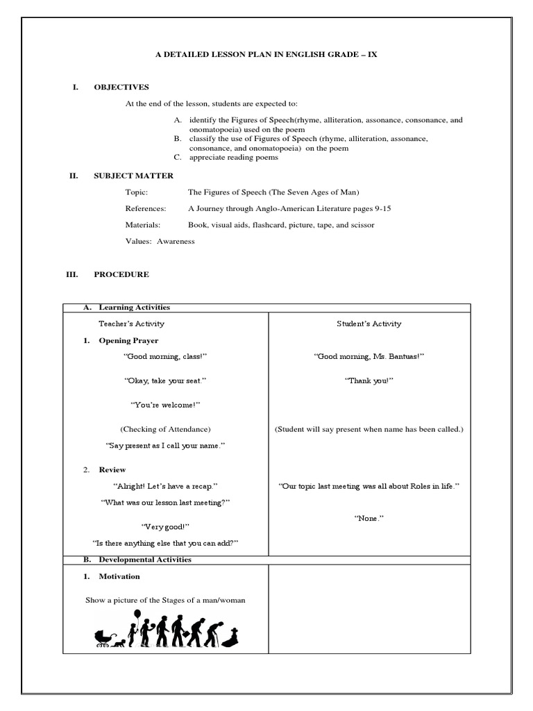 Figures of Speech in Seven Ages of Man | PDF | Poetry | Rhyme