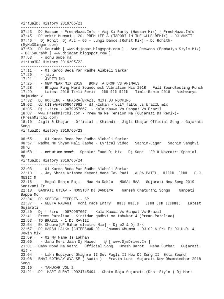 Track List | PDF | Musical Techniques | Entertainment