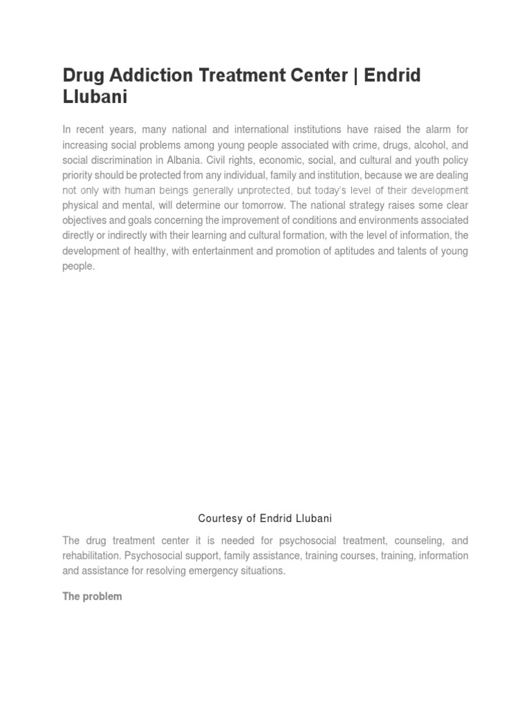 Drug Rehab Center Design Insights | PDF | Drug Rehabilitation | Human
