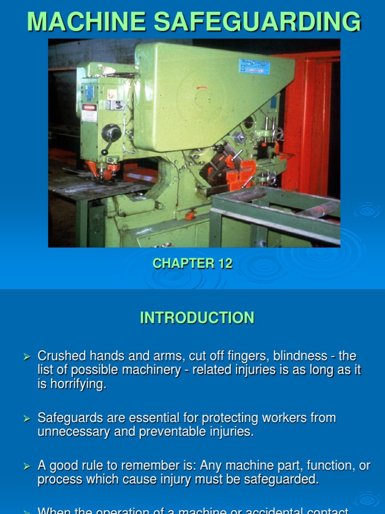 Chapter 12 Machine Safeguarding | PDF | Machines | Belt (Mechanical)