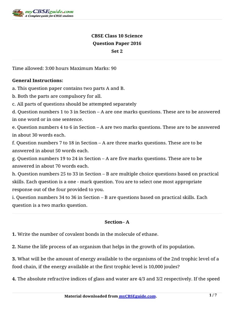 Material Downloaded From - 1 / 7 | PDF | Lens (Optics) | Physical Sciences