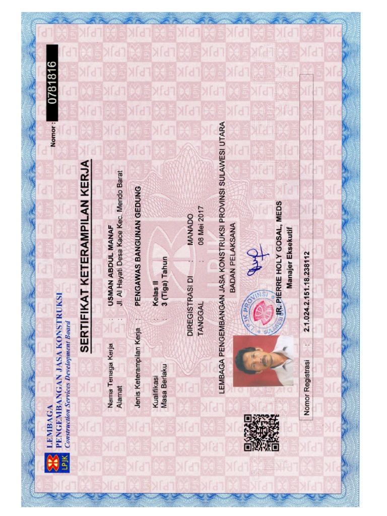 SKT Pengawas Bangunan Gedung | PDF