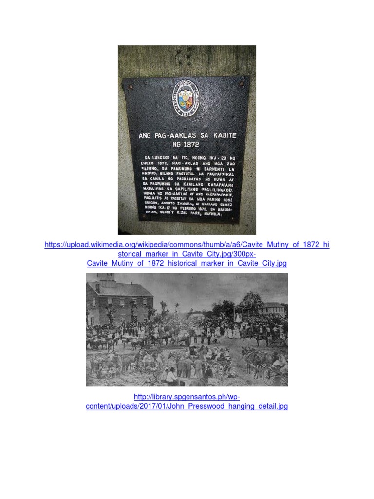 Overview of The Cavite Mutiny | PDF | Philippines | 2nd Millennium ...
