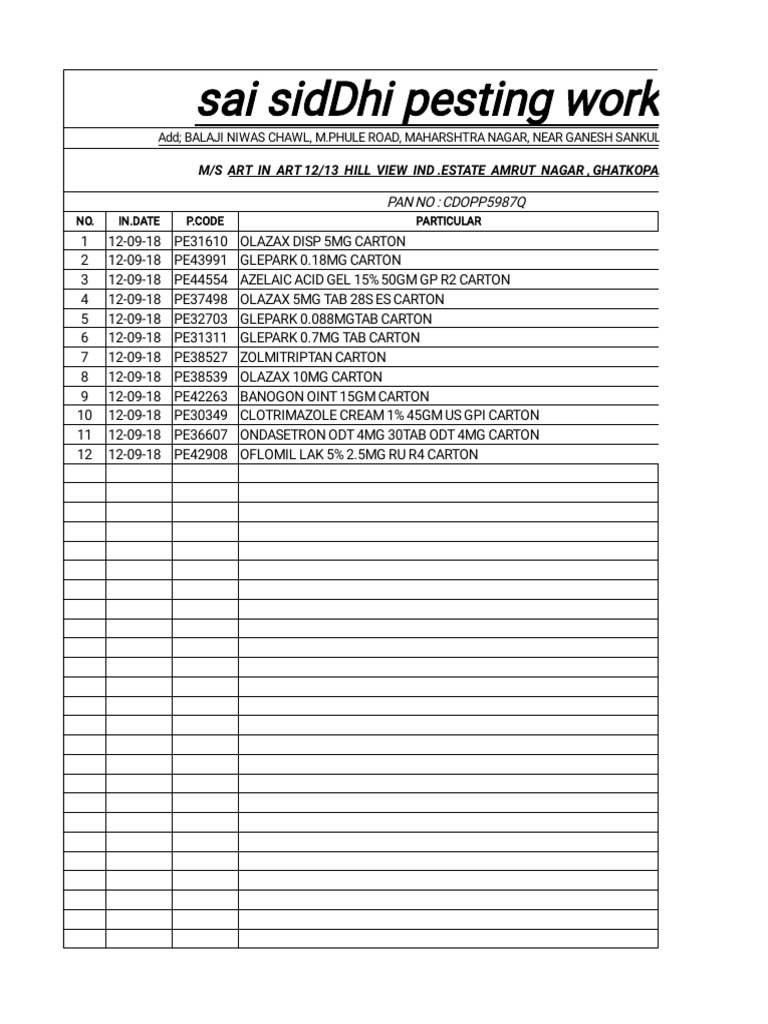 Oflomil Lak 5 Order Summary Pdf