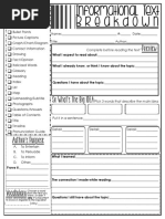 Big Book Response Sheet | PDF