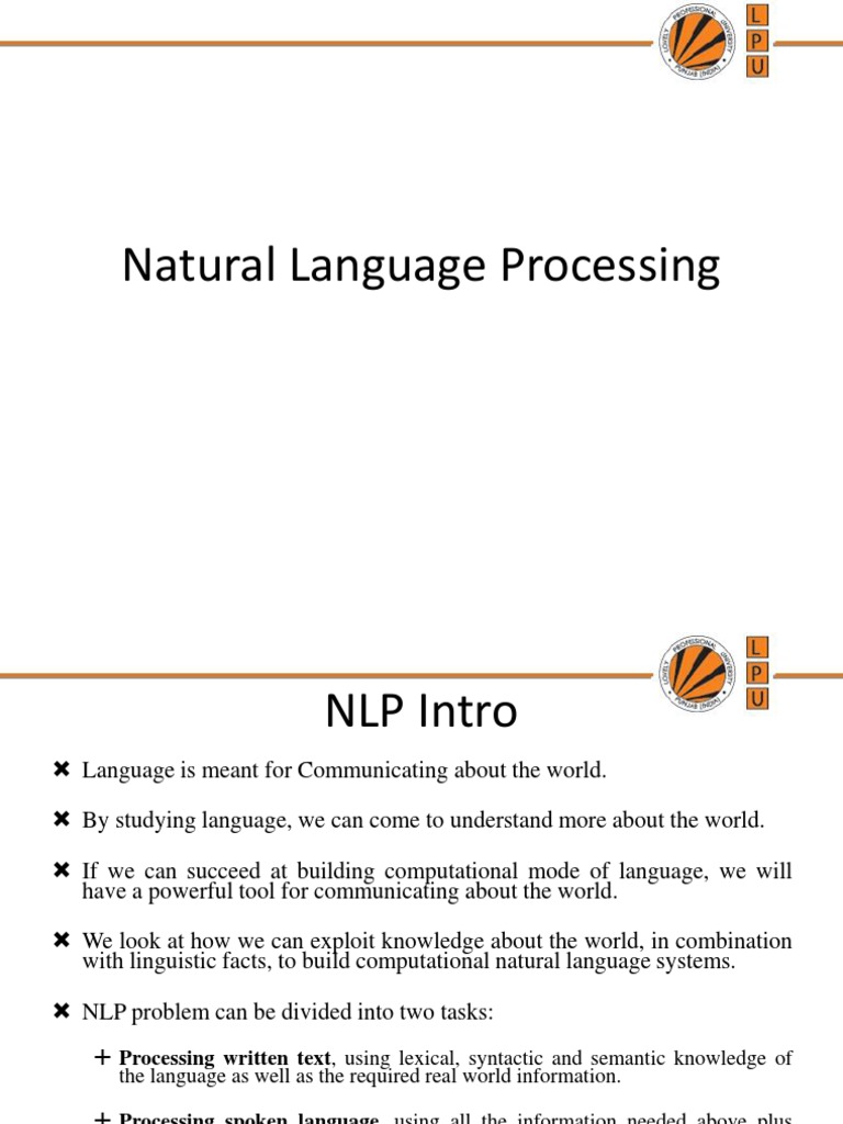 Natural Language Processing | PDF | Parsing | Semantics