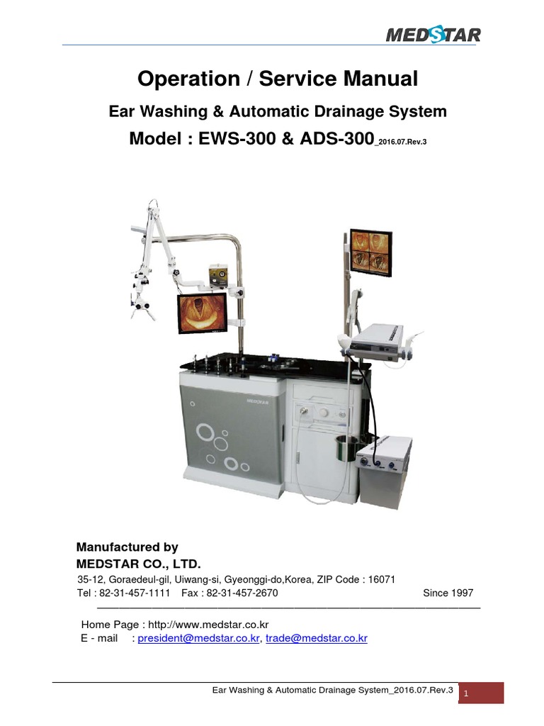 Operation Manual For EWS - ADS 300-1607-Rev.3 | PDF | Valve ...