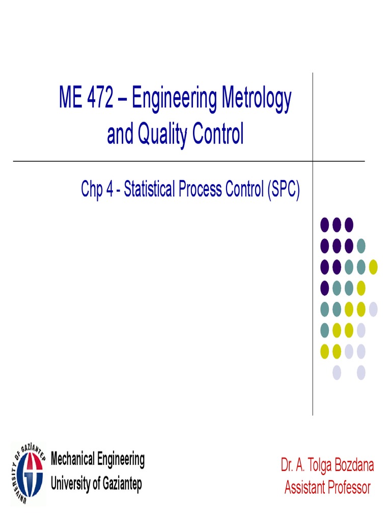 Engineering Metrology and Quality Control | PDF | Standard Error | Engineering Tolerance