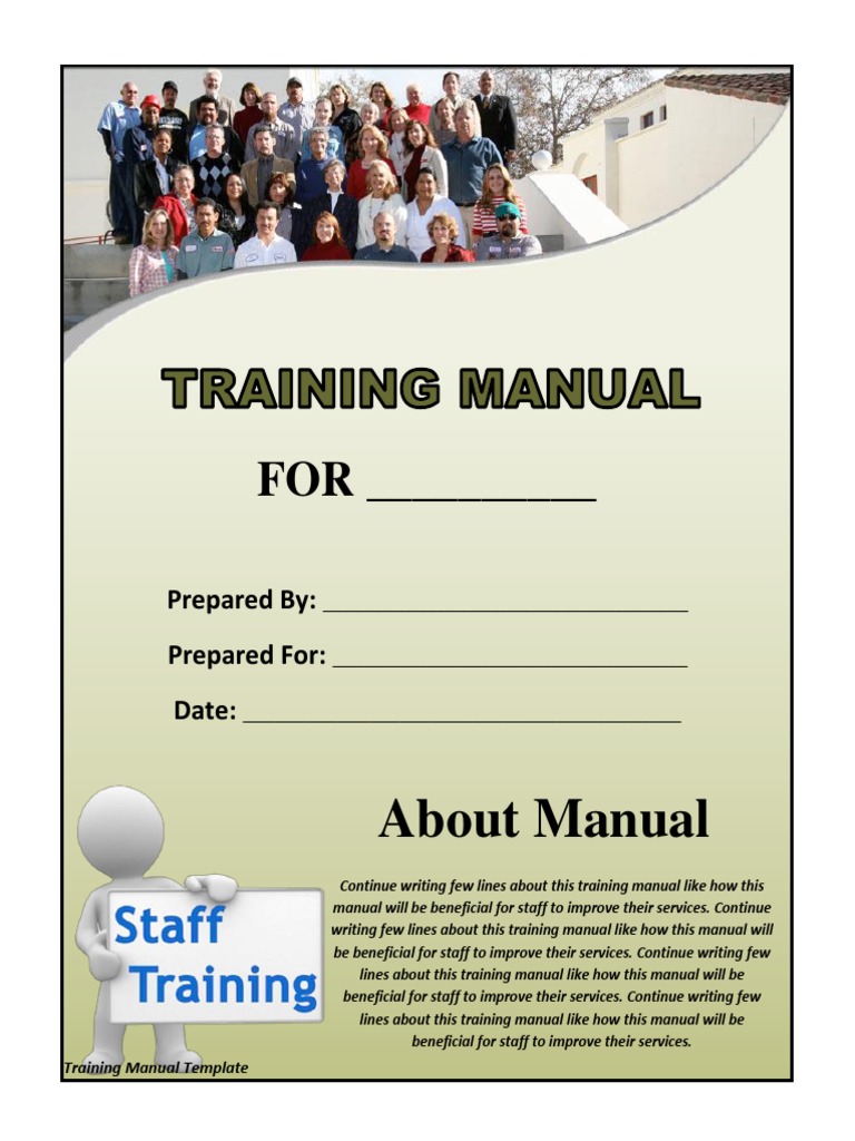 Training Manual Template 08 | PDF | Business
