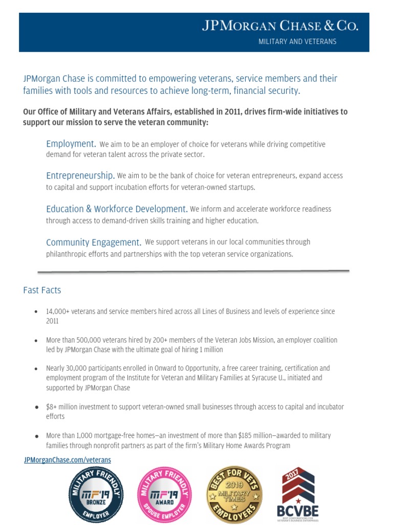 Military and Veterans Factsheet | PDF | Finance & Money Management