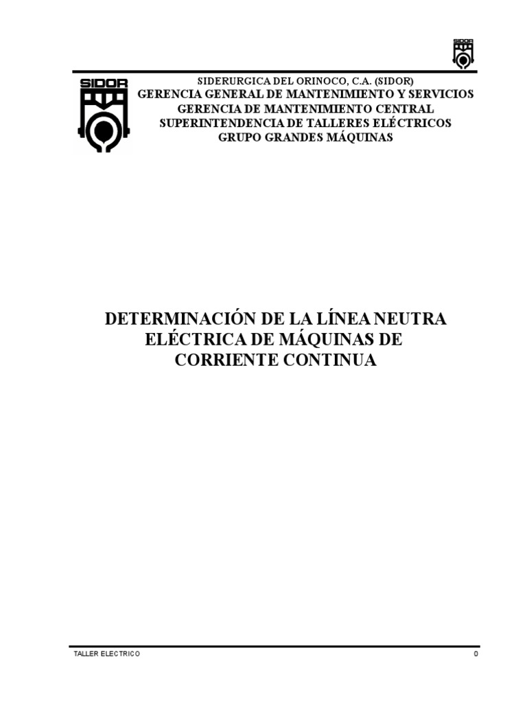 Zona Neutra PDF | PDF | Corriente eléctrica | voltaje
