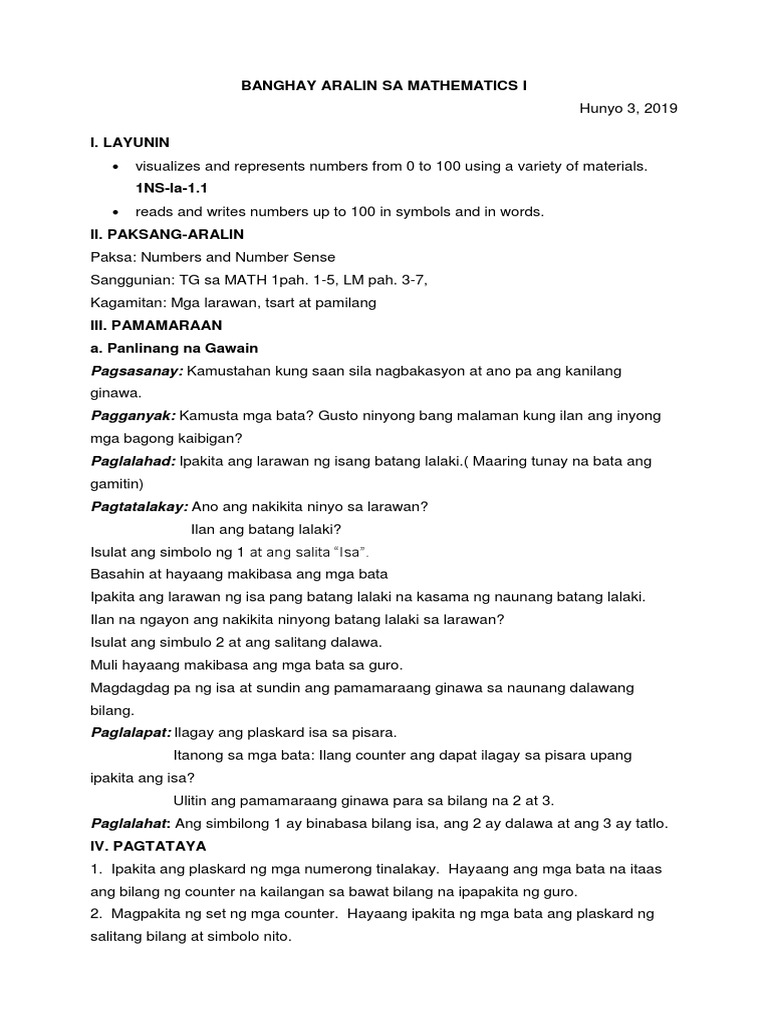 Q1 W1 Math | PDF