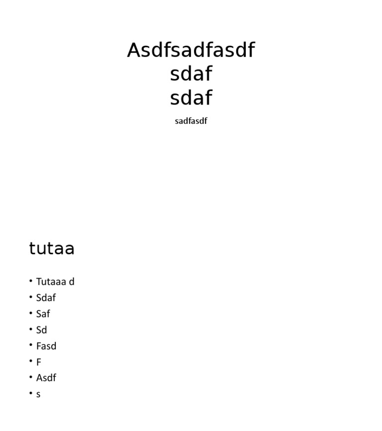 Asdfsadfasdf Sdaf Sdaf: Sadfasdf | PDF