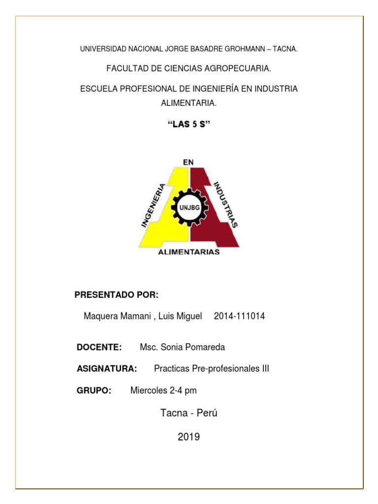 Las 5s Definicion | PDF | Calidad (comercial) | Gestión de la cadena de ...