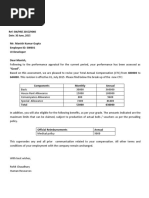 Promotion and Salary Increment Letter Format 5 | PDF