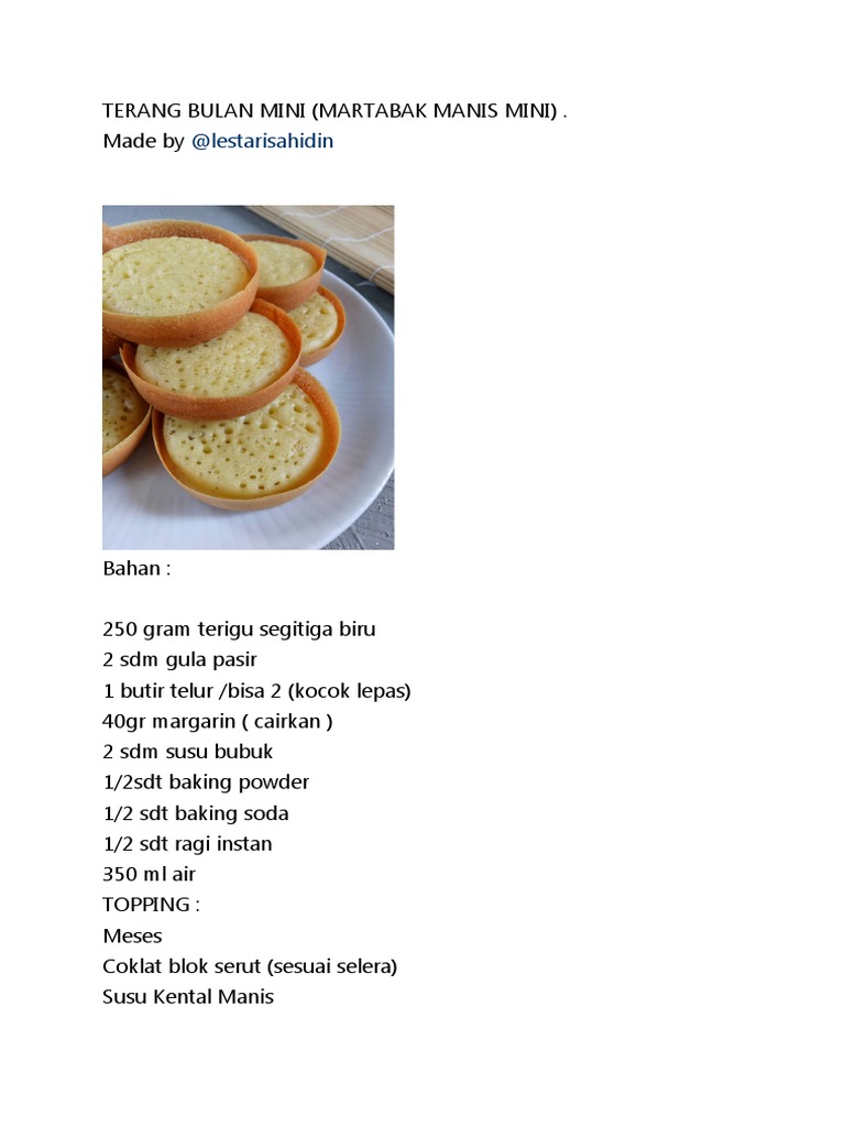 Terang Bulan Mini | PDF