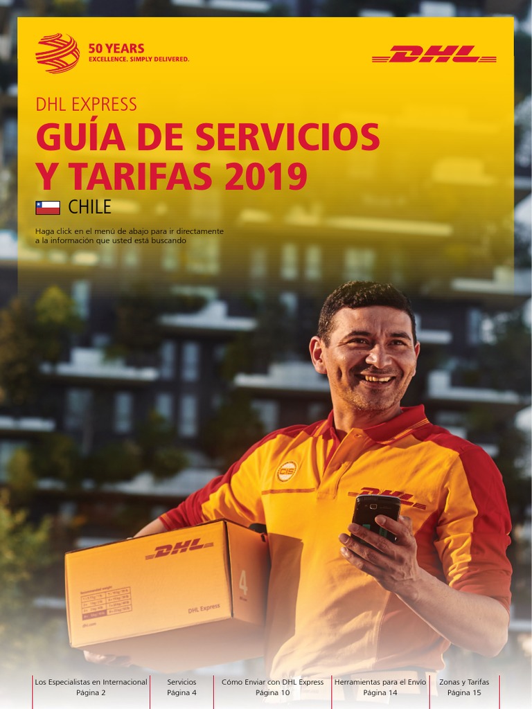 Servicios y Tarifas DHL Chile 2019 | PDF | aduana | Exportaciones
