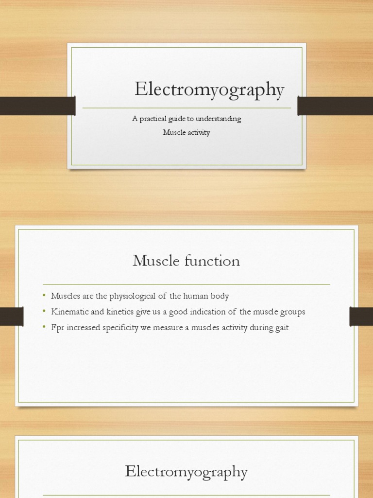 Electromyography 2 | PDF | Electromyography | Muscle