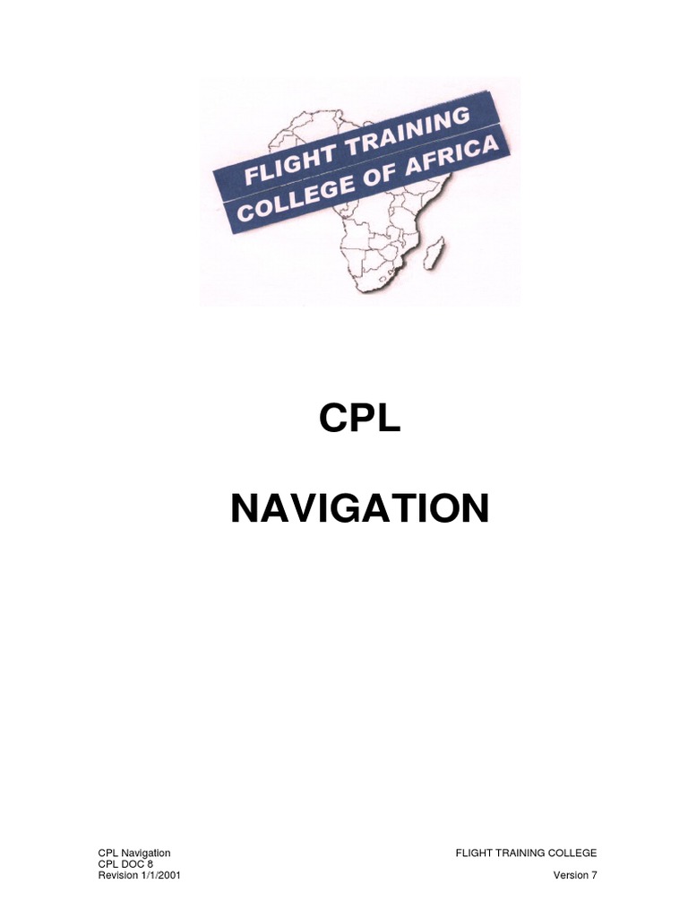 CPL Navigation PDF | PDF | Latitude | Compass