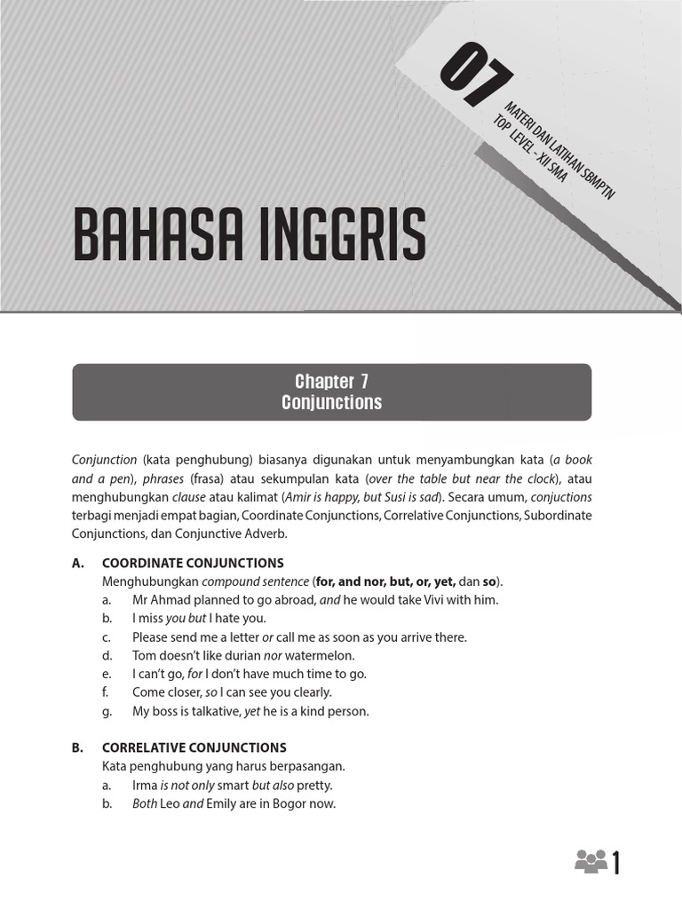 Conjunctions in English | PDF | Lexical Semantics | Syntax
