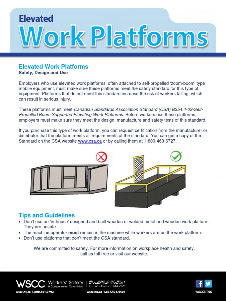 Elevated Work Platform Safety Guide | PDF