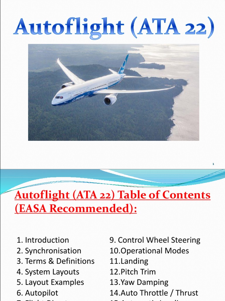 Presentation Auto Pilot 1 | Control Theory | Machines