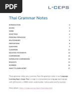 Thai For Beginners | PDF | Tone (Linguistics) | Thai Language
