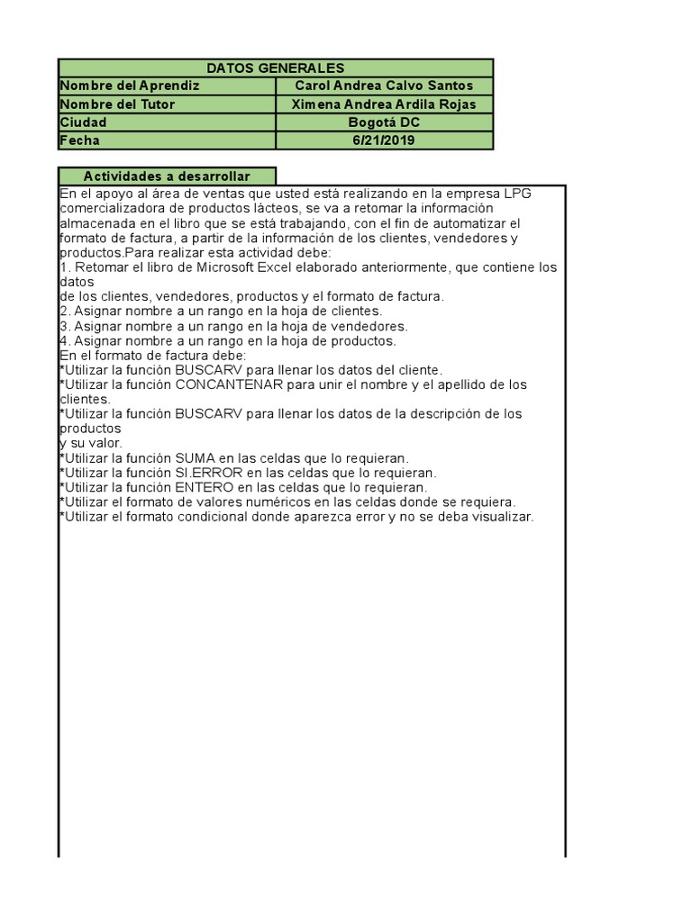 Formulas y Funciones en Excel | PDF | Software patentado multiplataforma | Microsoft Excel