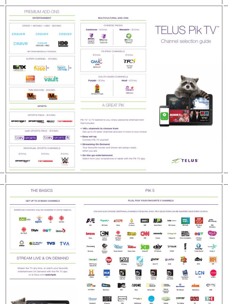 Pik TV CSG Brochure 25pk N91cole35147 Final Dec 18 | PDF | Media ...