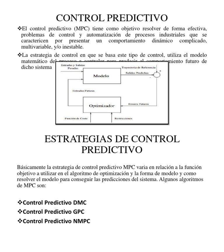 Control Predictivo | PDF
