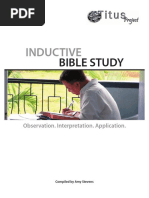 Bible Study Methods | PDF | Biblical Hermeneutics | Exegesis