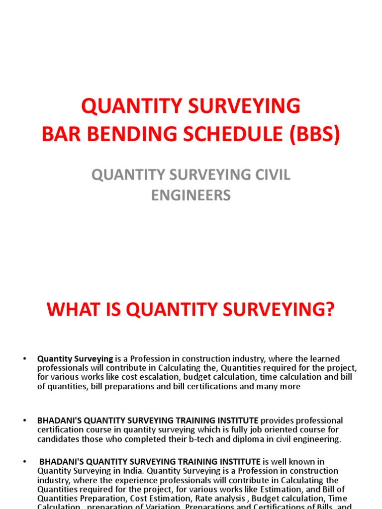 Bar Bending Schedule Notes PDF Download | PDF | Economies | Engineering