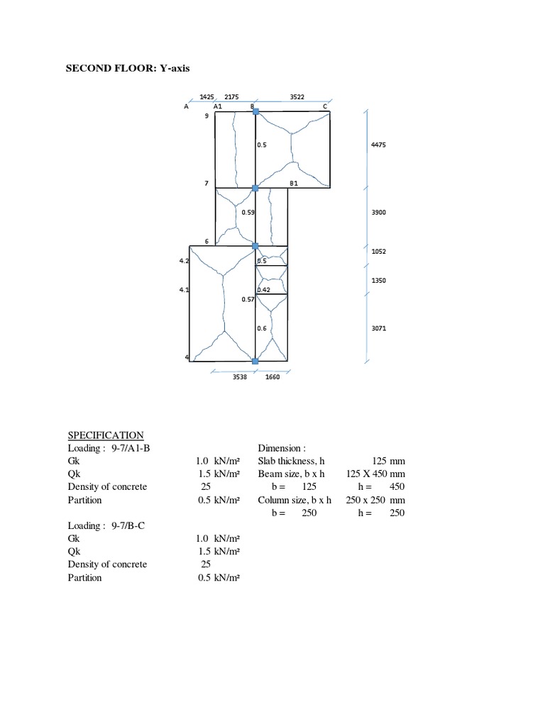 Vertical Frame 2nd Floor | PDF | Civil Engineering | Economic Sectors